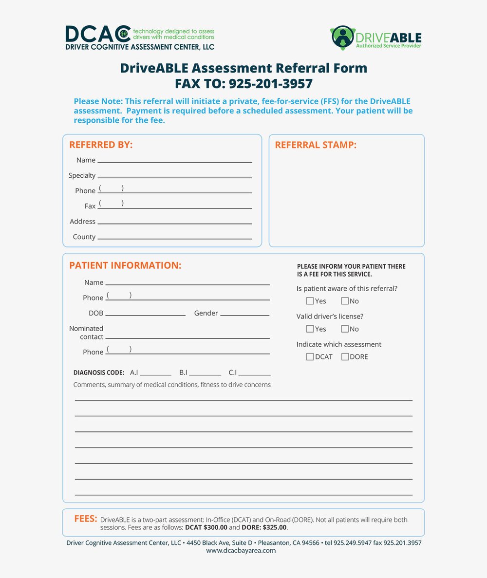 Resources — Driver Cognitive Assessment Center