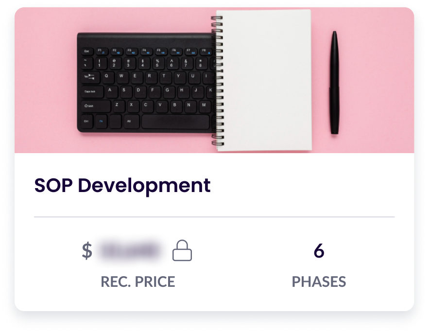 Standard Operating Procedure Development Scope of Work Template (with ...