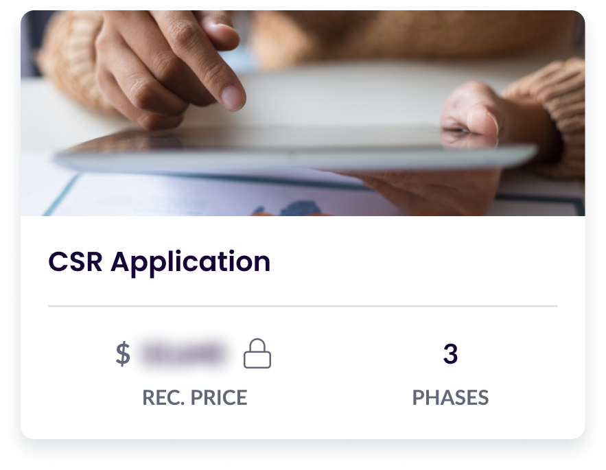 CSR Application Scope of Work Template | Free Templates — Wethos