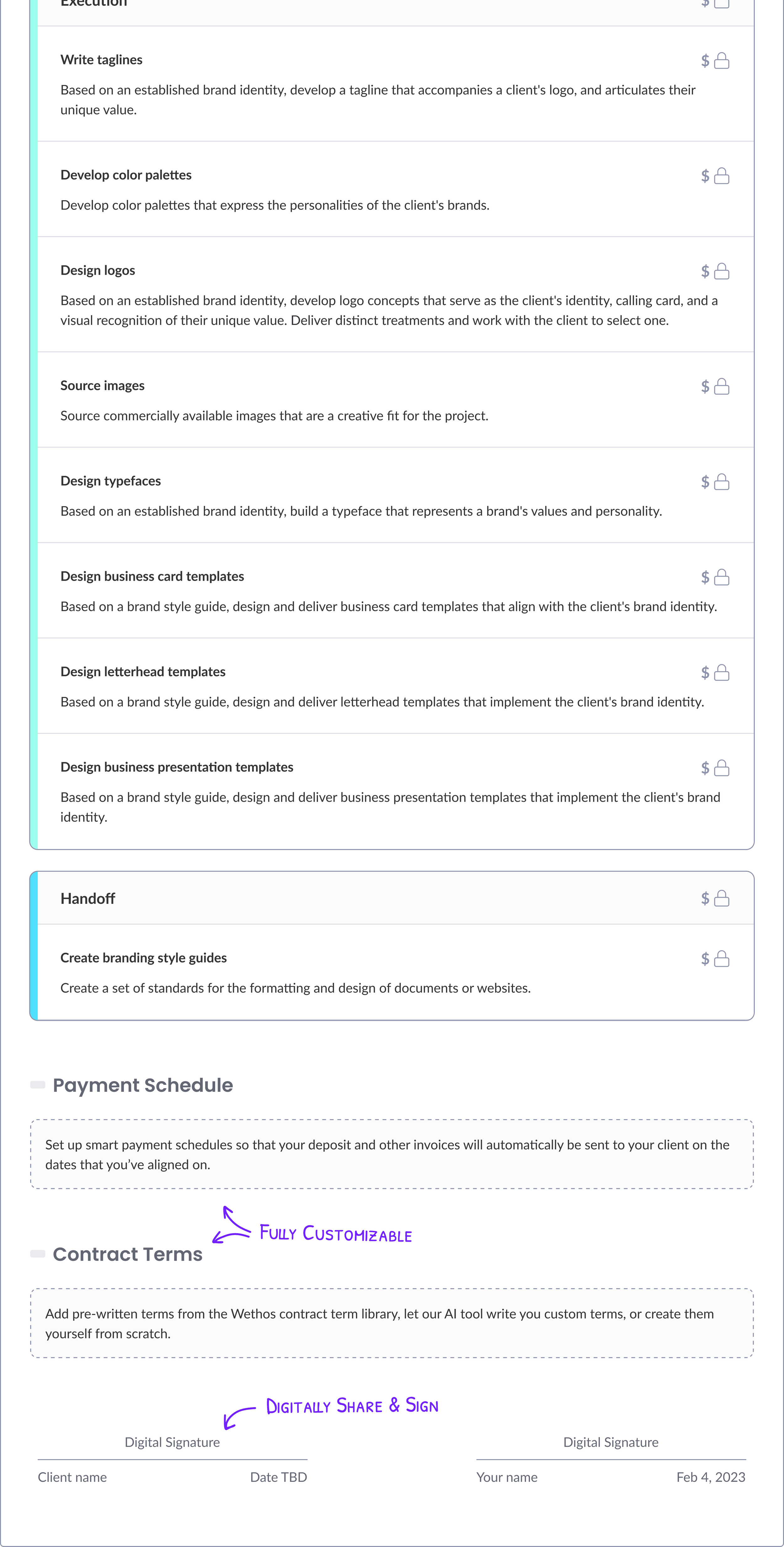 Branding Scope of Work Template | Get Free Access — Wethos