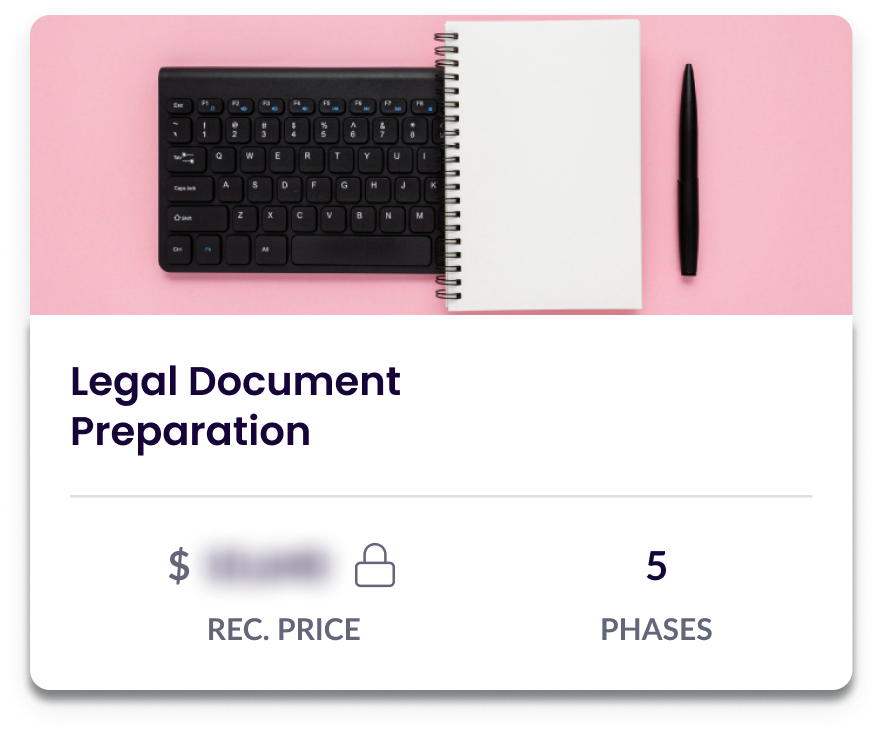 Legal Document Preparation Scope of Work Template (with Prices) — Wethos