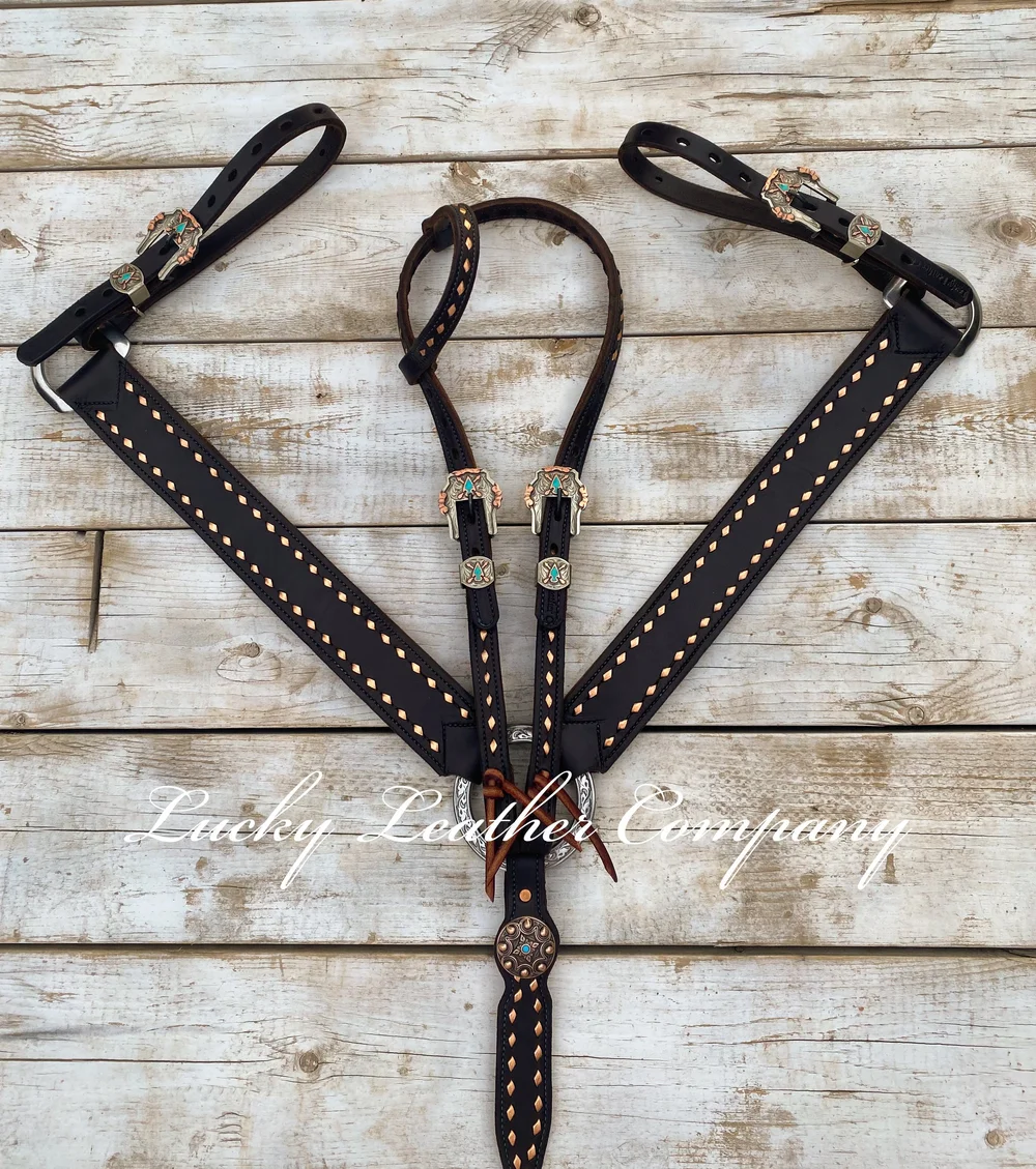 Fancy Headstalls & Sets — Lucky Leather Company