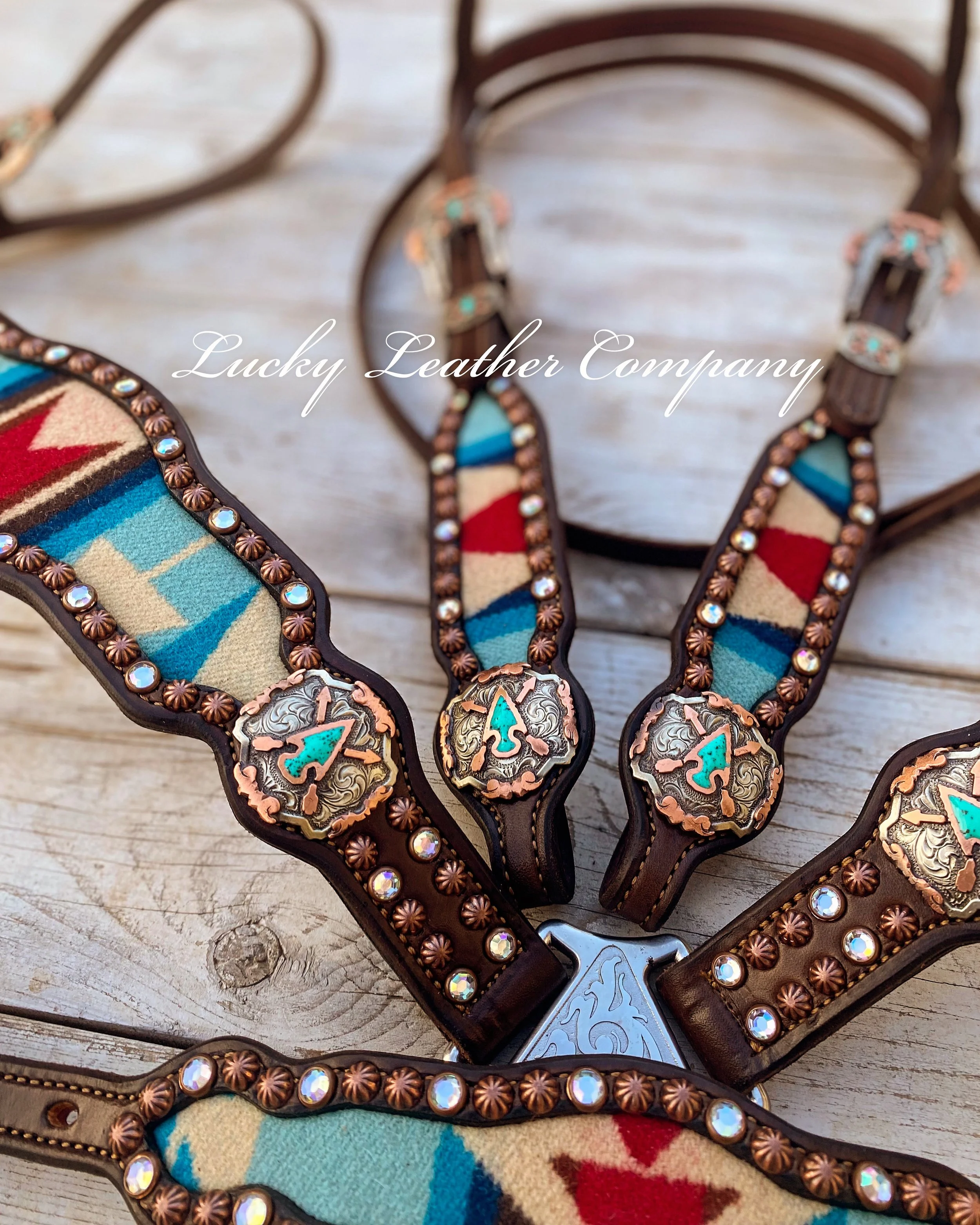 Fancy Headstalls & Sets — Lucky Leather Company