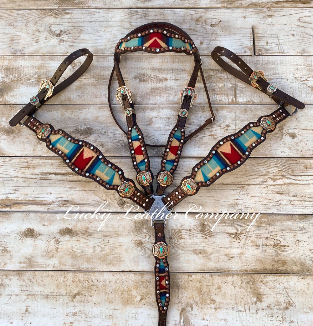 Fancy Headstalls & Sets — Lucky Leather Company