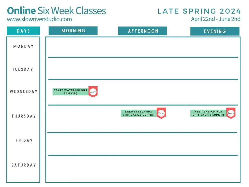 Slow River Studio - Classes