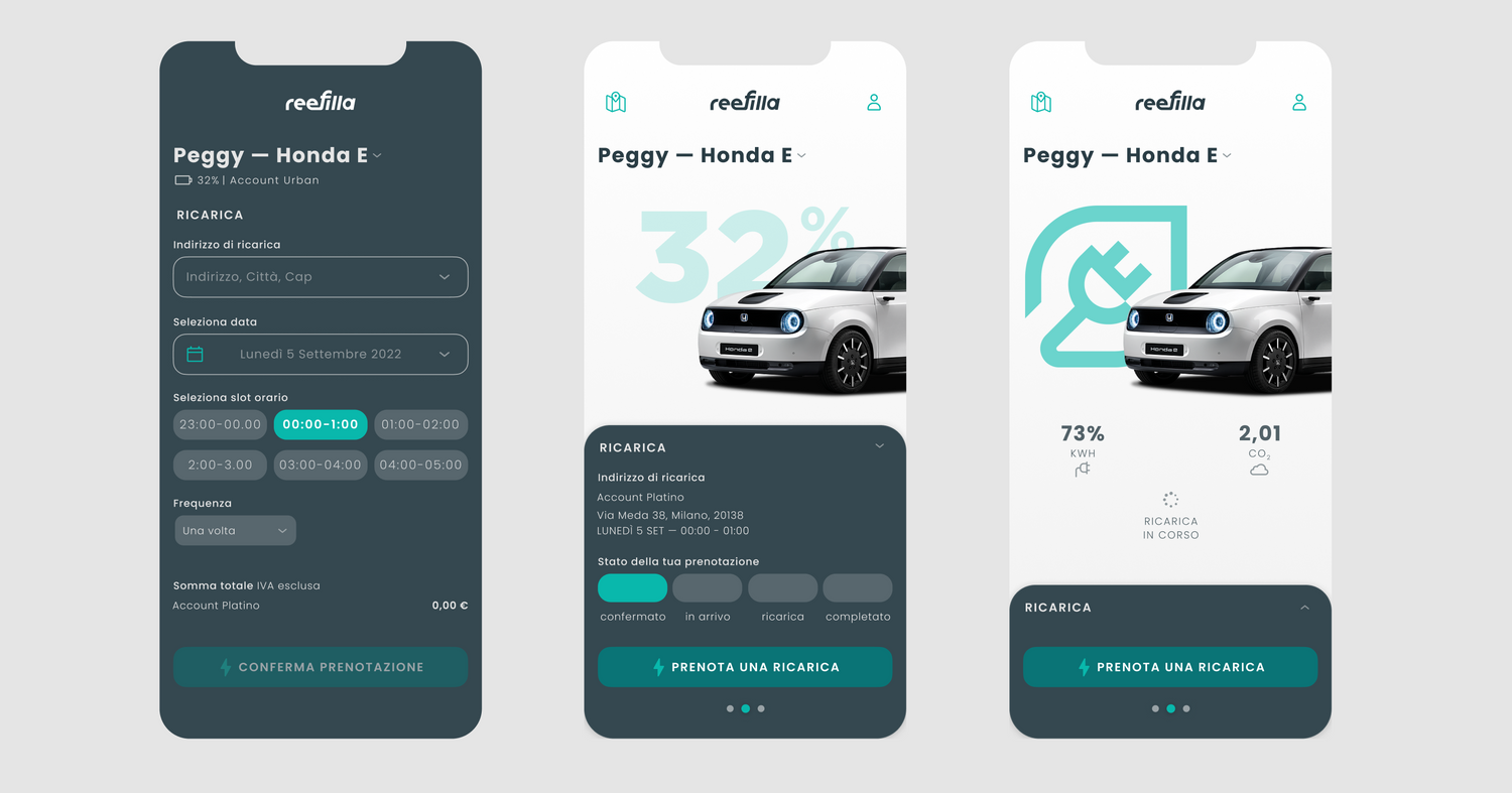 Reefilla Mobile EV Charging - Granstudio UXUI & Sustainable Mobility Design | Granstudio