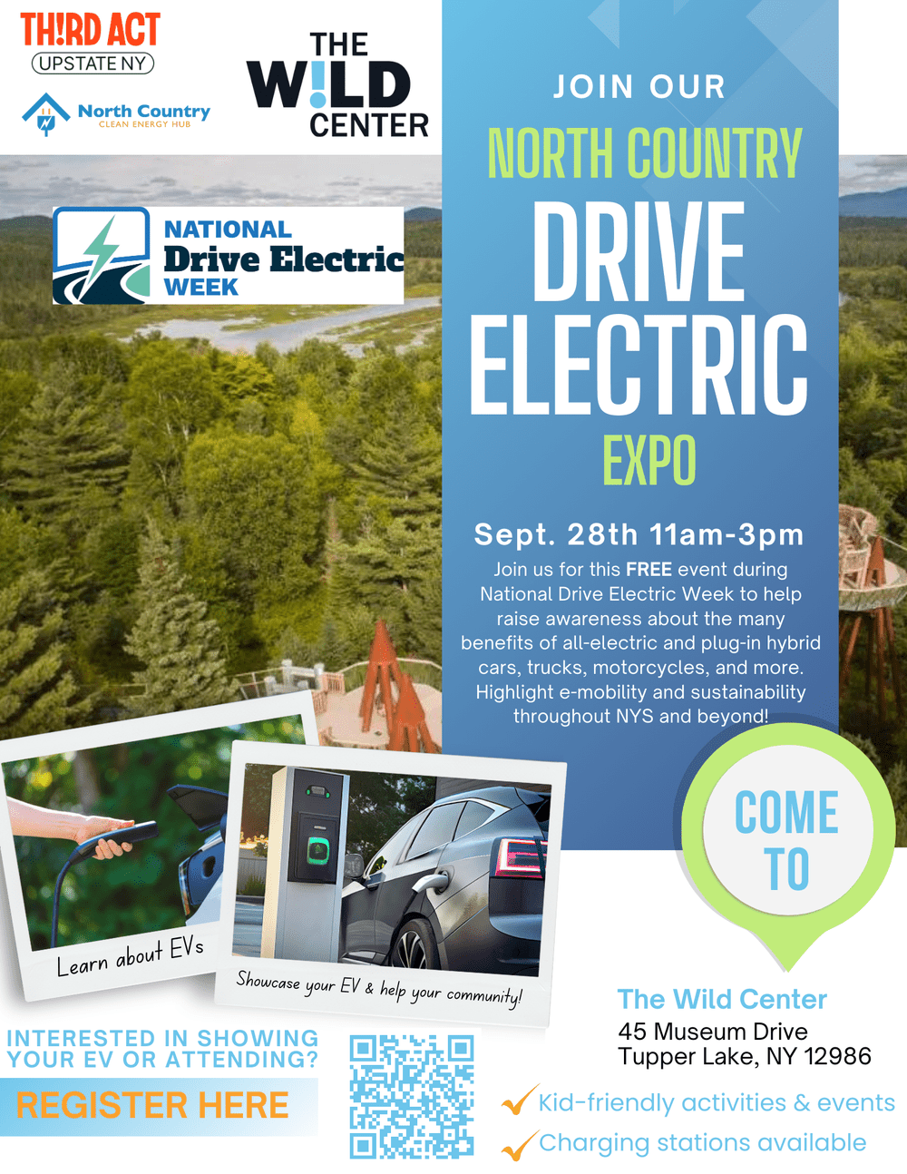 North Country Drive Electric Expo | The Wild Center in Tupper Lake ...