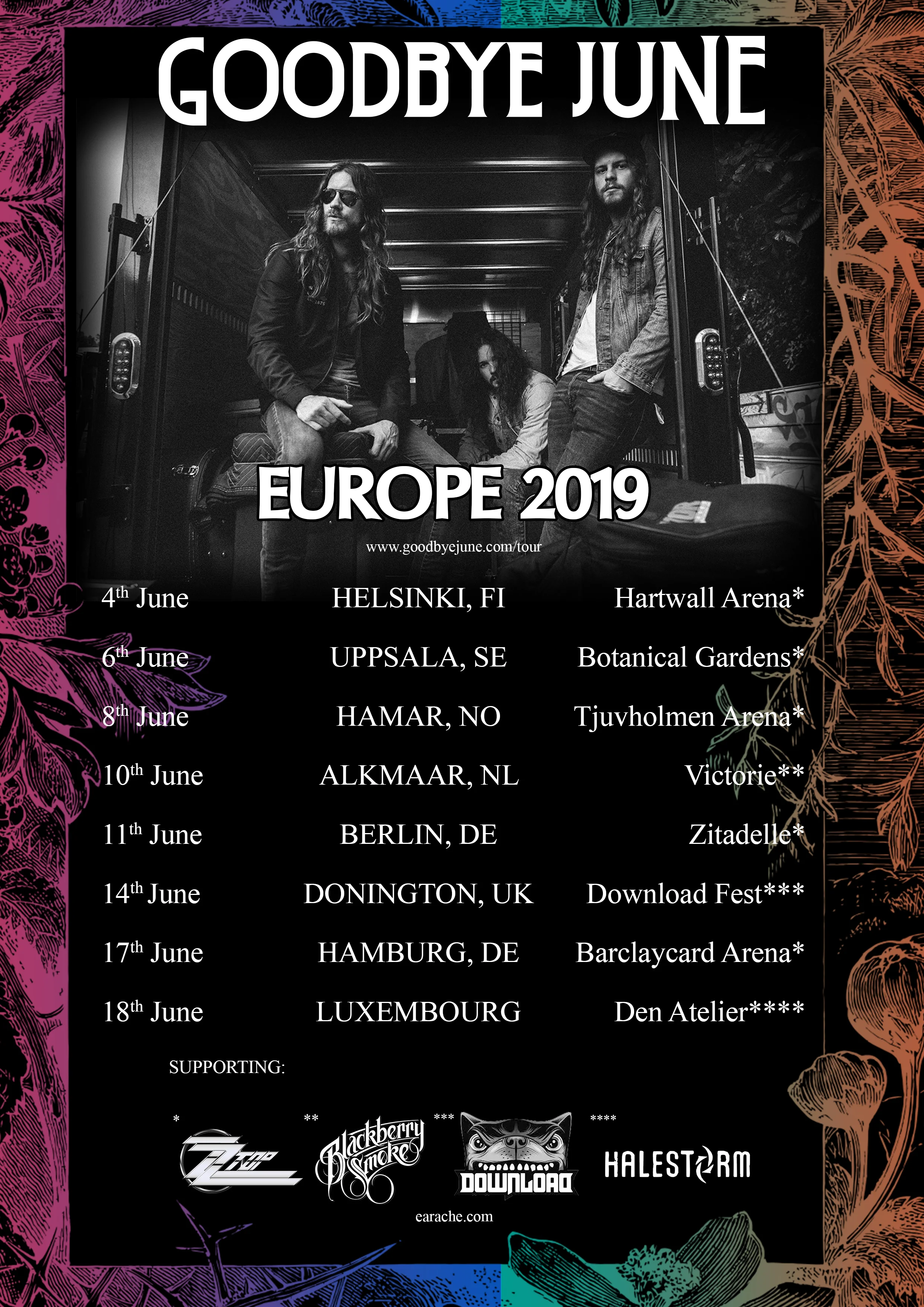European Summer Tour — Goodbye June