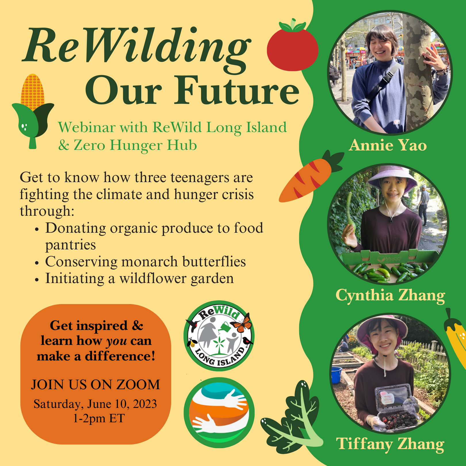 ReWilding Our Future: Webinar with ReWild Long Island and Zero Hunger ...