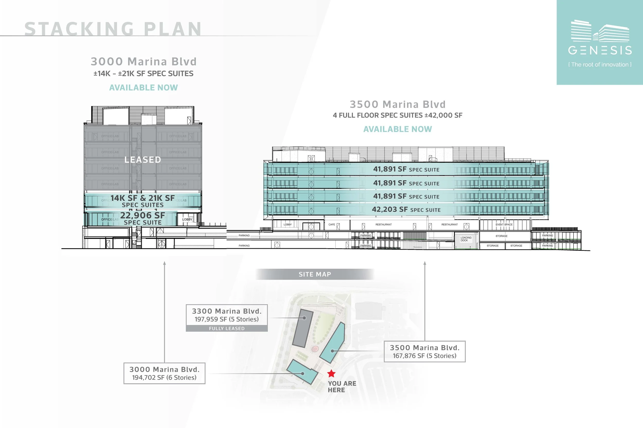 Stacking Plan Class A Lab Space