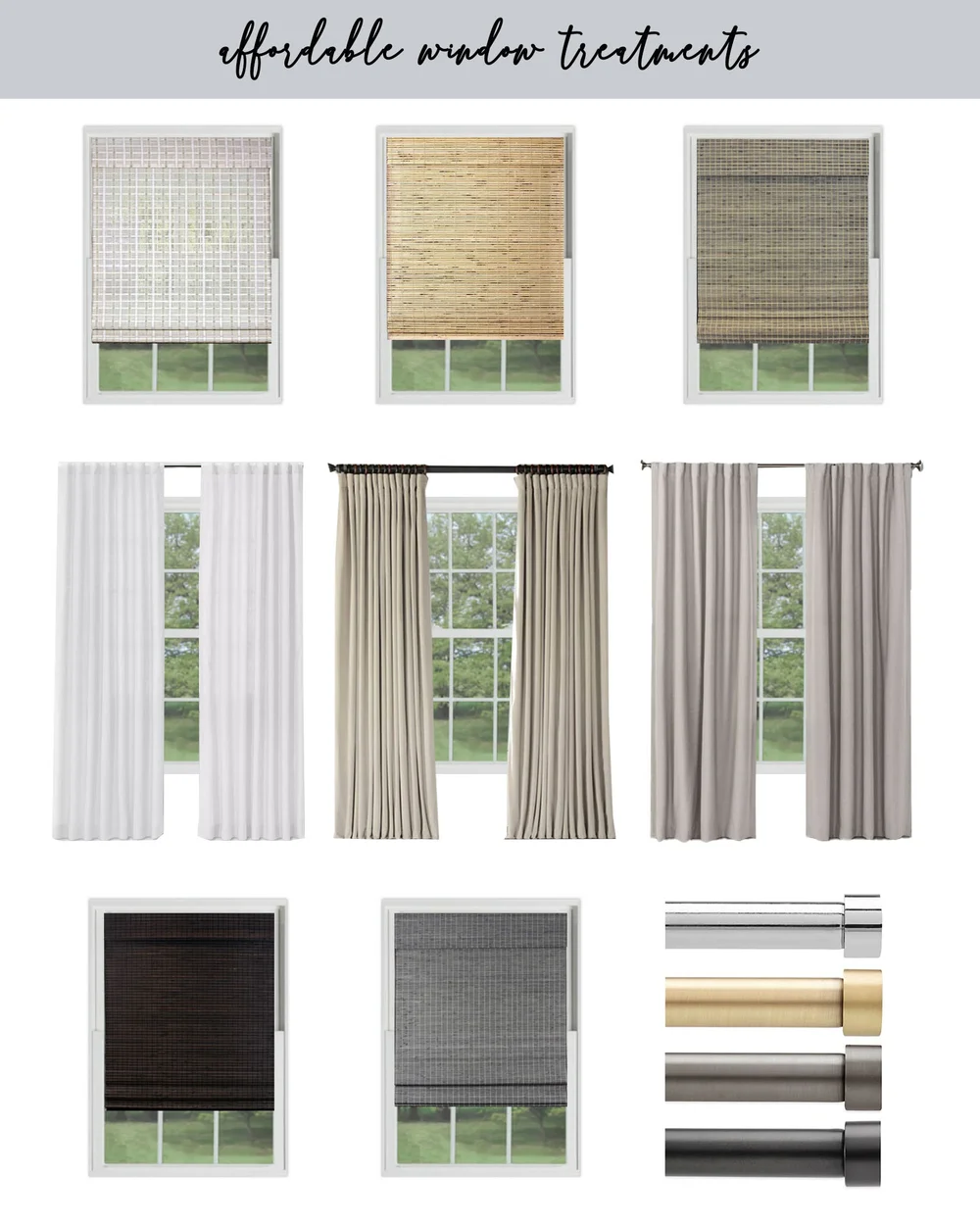 Affordable Window Treatments — Blushing Boho