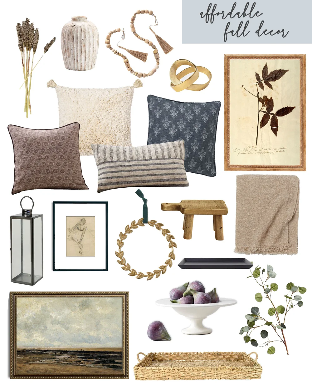 Affordable Fall Decor — Blushing Boho