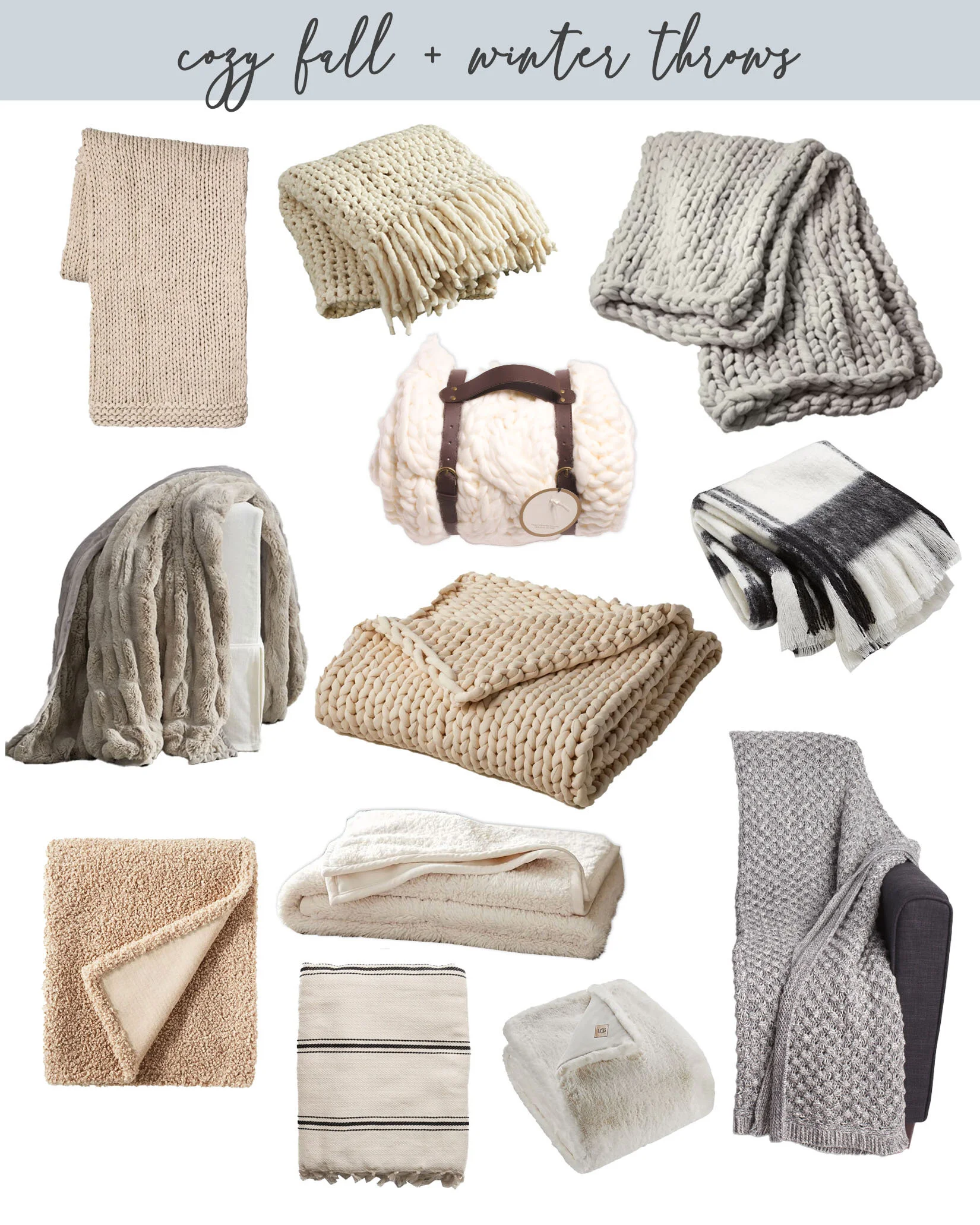 Cozy Fall + Winter Throws — Blushing Boho