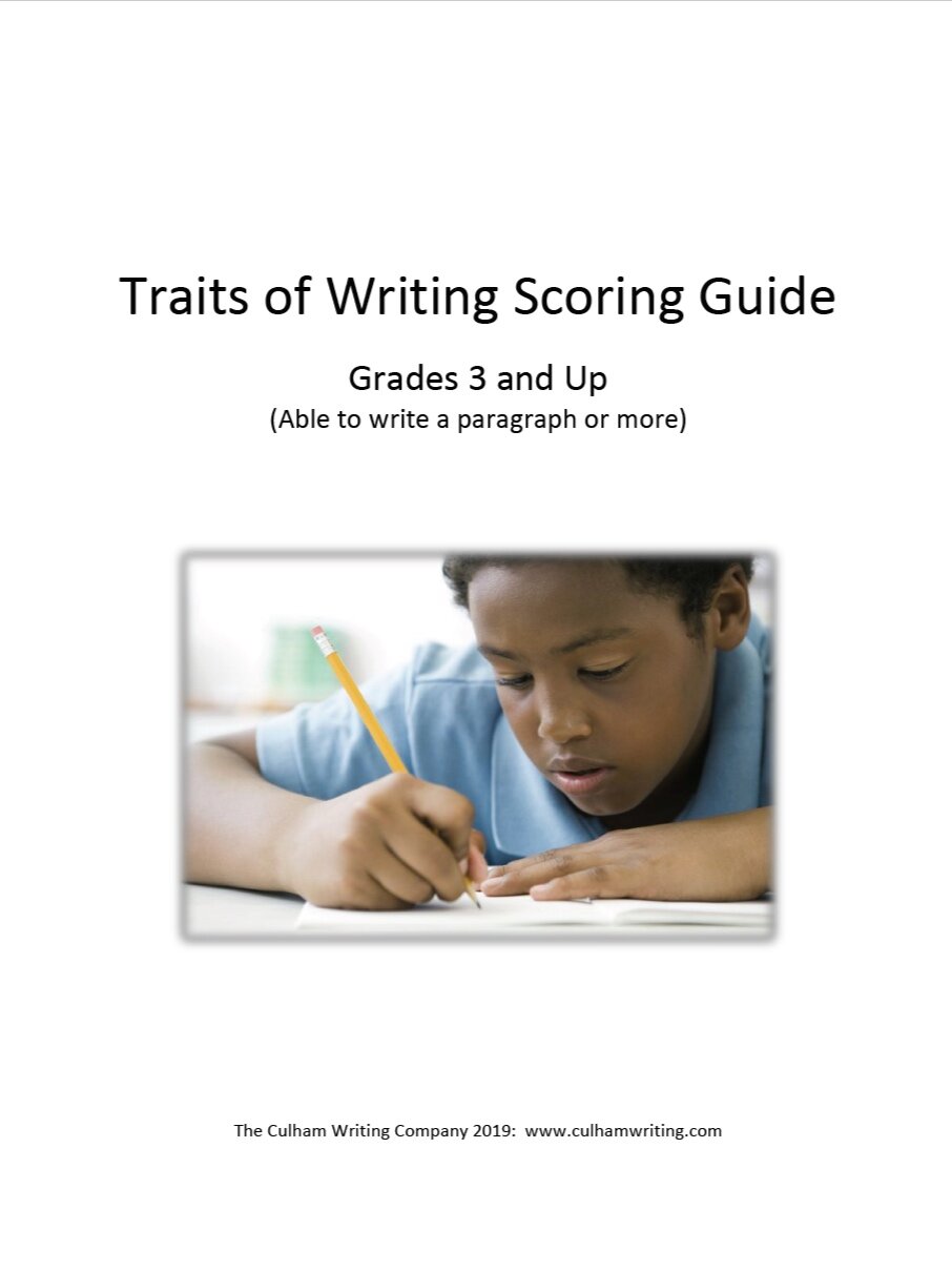 THE SCORING GUIDES — The Culham Writing Co.
