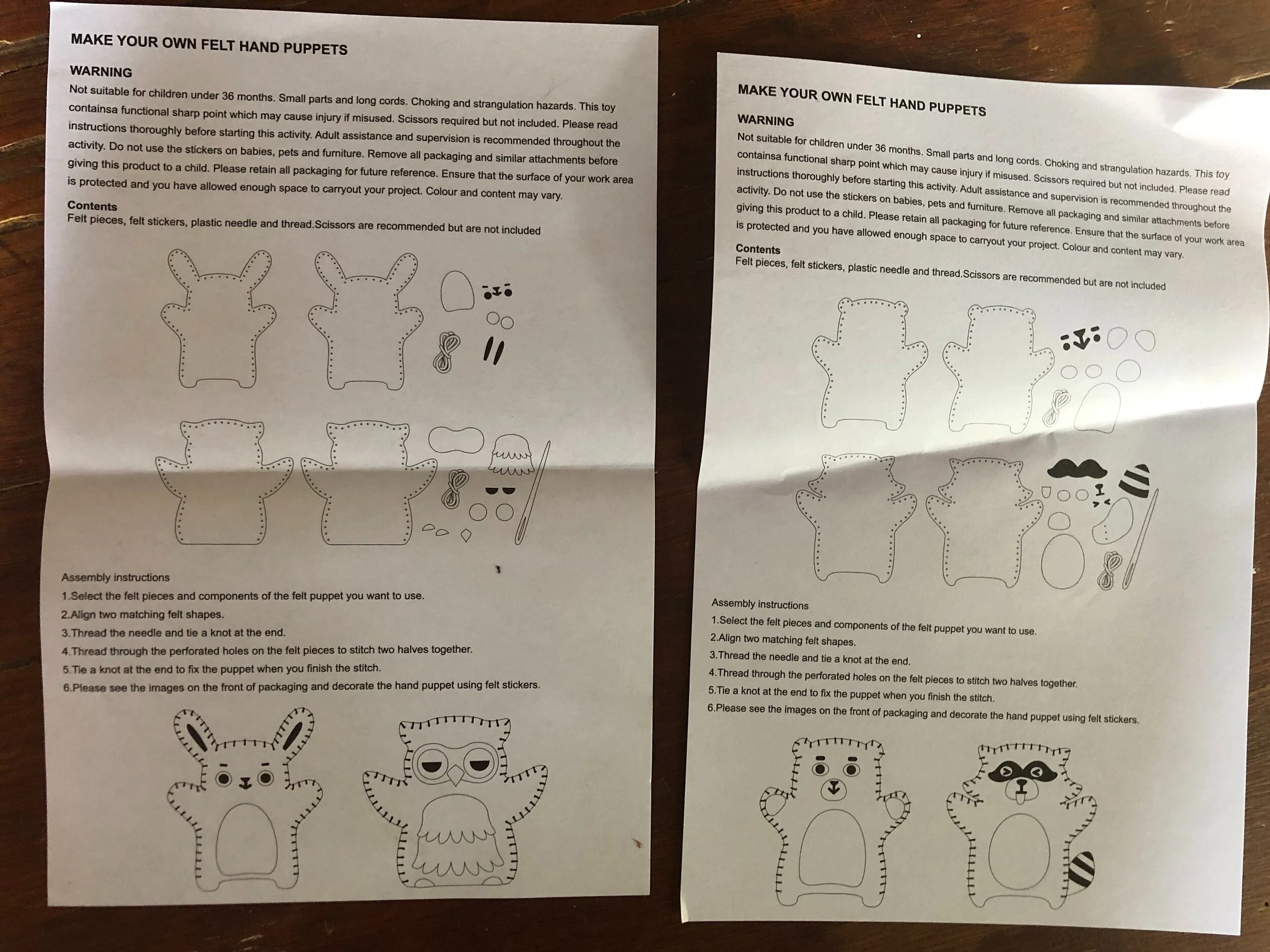 Make Your Own Puppet! — O'Hara Mill Homestead