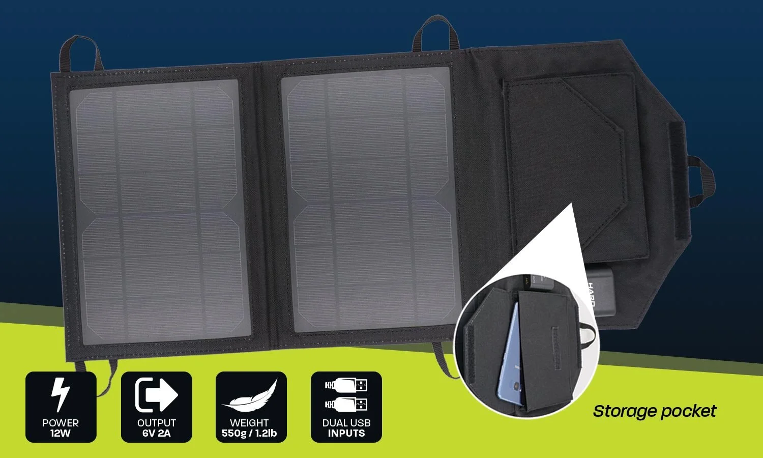 HardKorr Personal Solar Panel 12W — All 4x4 Services