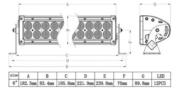 Lightforce Dual Row Lightbar 10" — All 4x4 Services