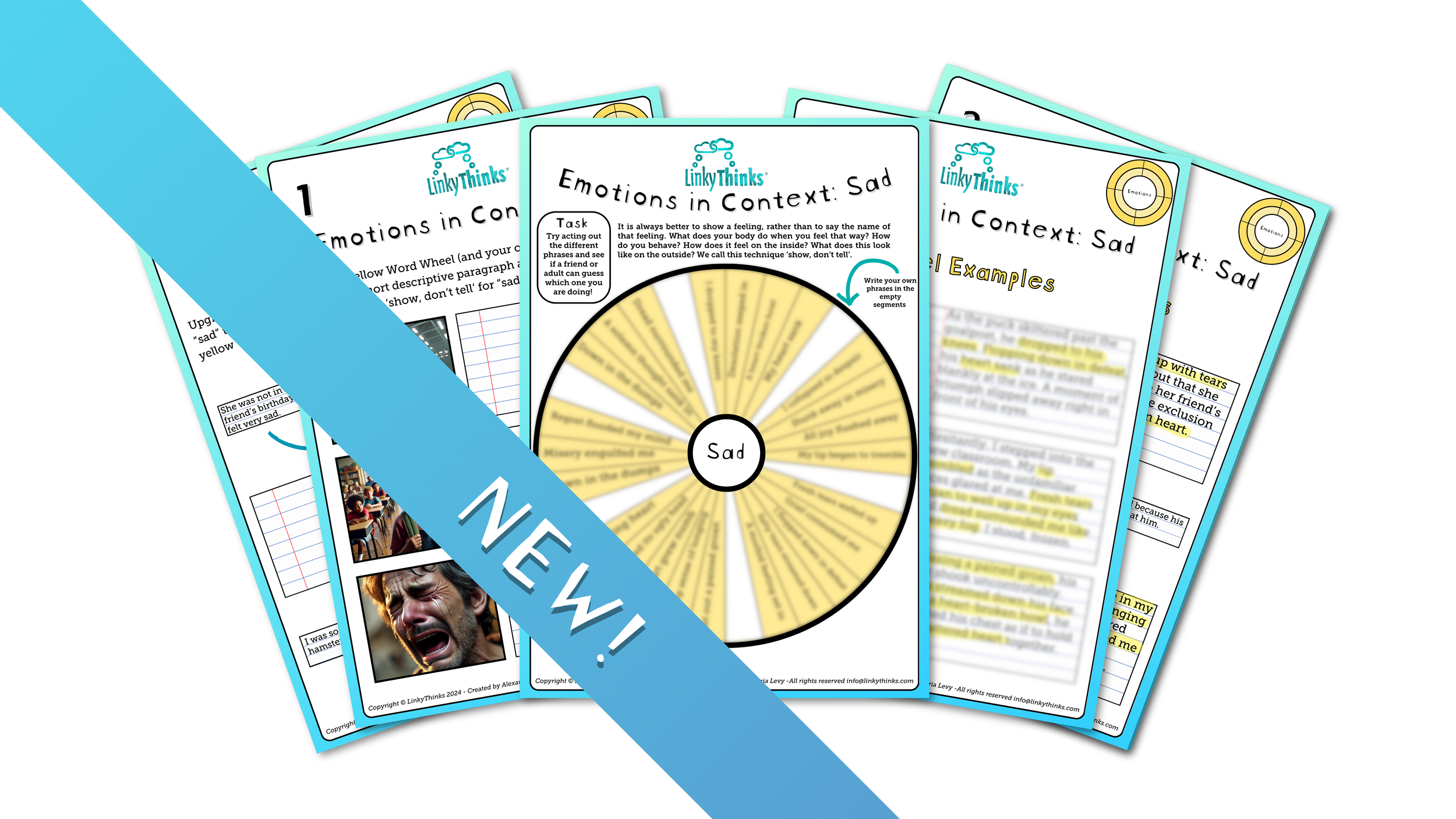 'Sad' Emotions Word Wheel Work Sheet - Vocabulary Downloadable | KS2 ...