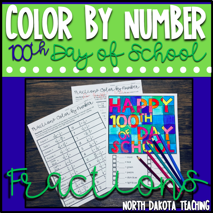 100th Day of School Activities for Middle School Students — Mrs. Kayla ...
