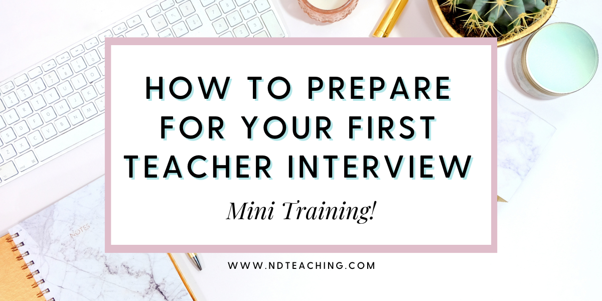 What to Bring to a Teacher Interview — Mrs. Kayla Durkin