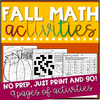 Fall Middle School Math Activities — Mrs. Kayla Durkin