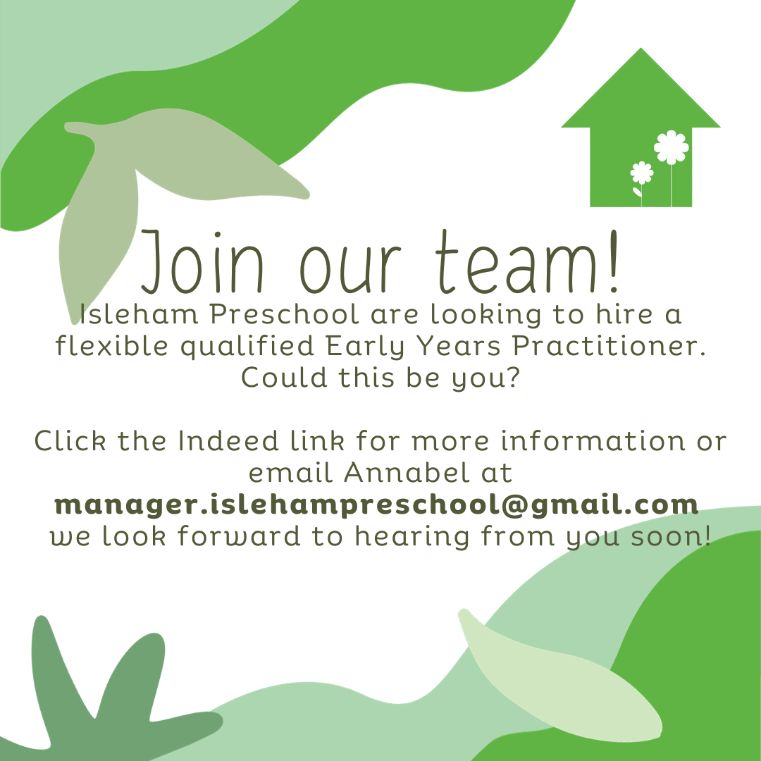 Vacancies — Isleham Preschool