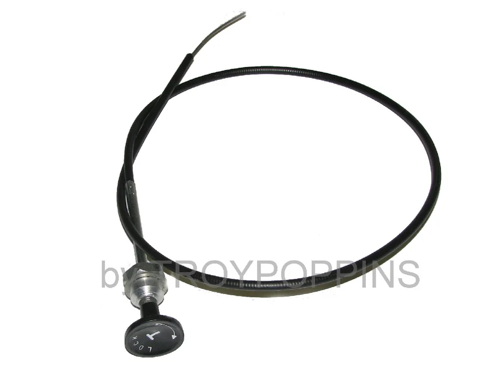 817104 ONE (1) NEW OEM THROTTLE/PARKING BRAKE CABLE WIRE STOP CUSHMAN ...