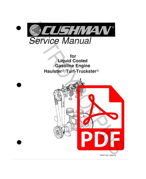 Cushman Manuals | X-TREMEDIST.COM — X-TREME DISTRIBUTING, LLC.
