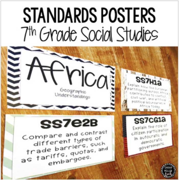 Middle School Social Studies Classroom Decorating Ideas — Sarah Miller Tech