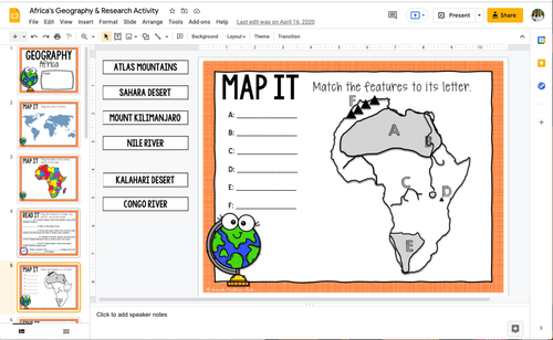 6 Elements for a Digital Geography Activity in Google Slides — Sarah ...