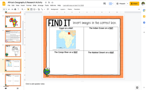 6 Elements for a Digital Geography Activity in Google Slides — Sarah ...
