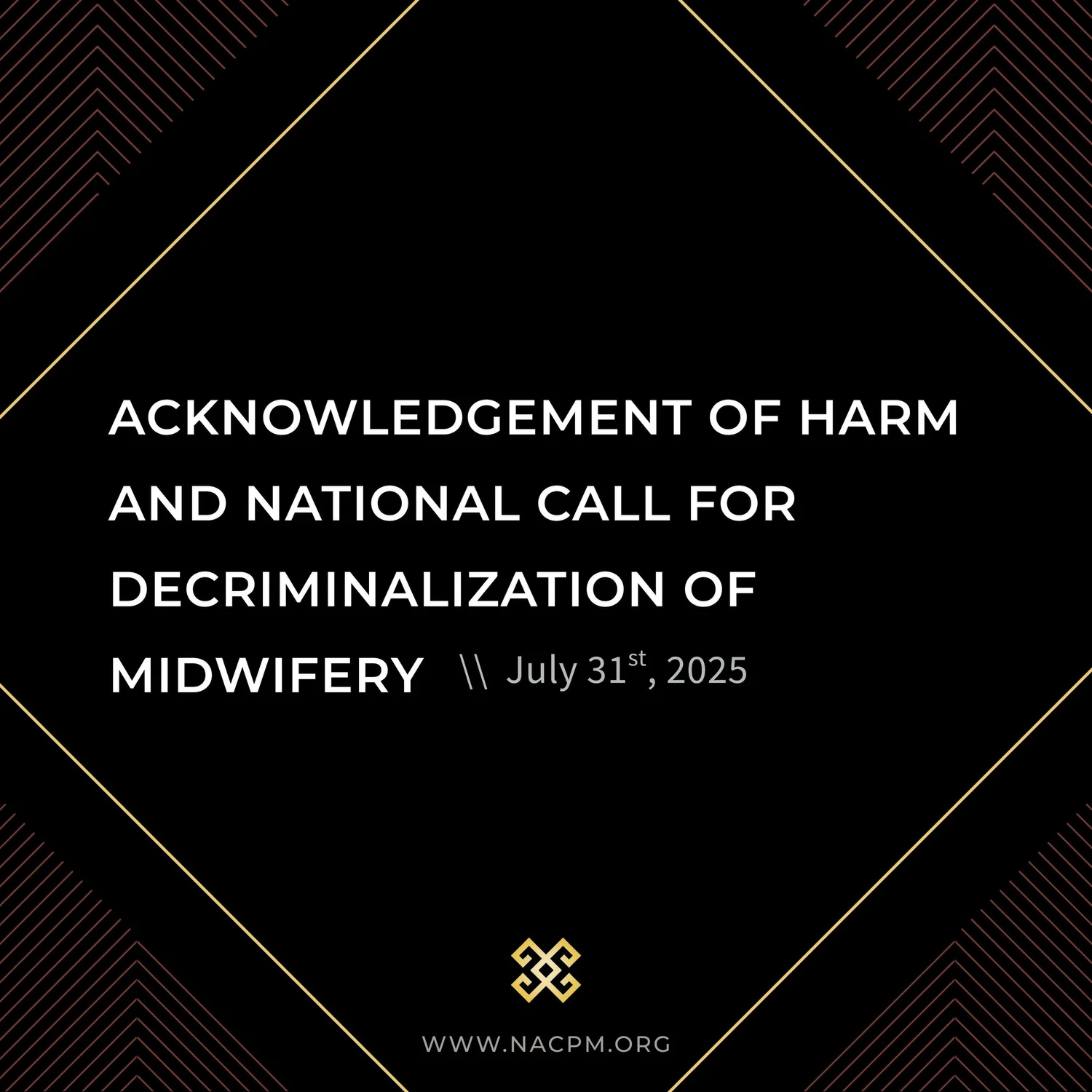 Acknowledgement of Harm and National Call for Decriminalization of ...