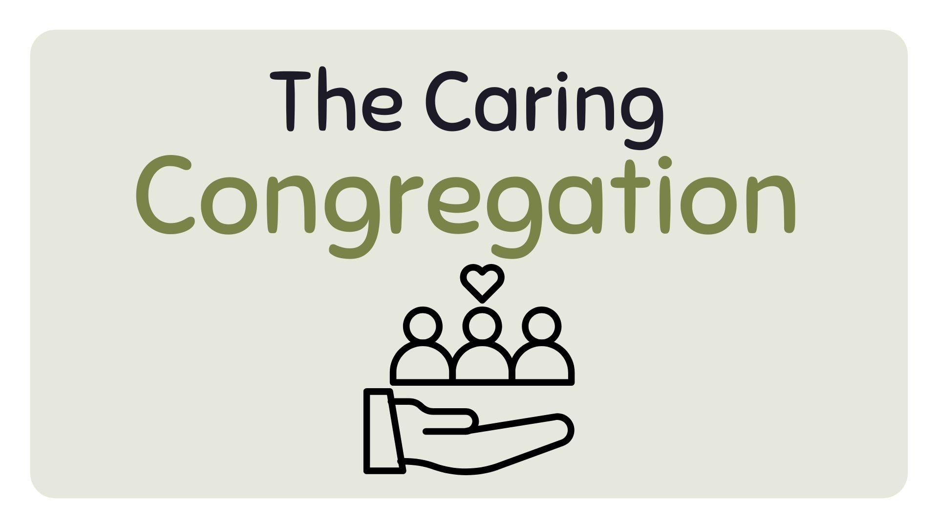 The Caring Congregation Sermon Series — Lake Cities United Methodist Church
