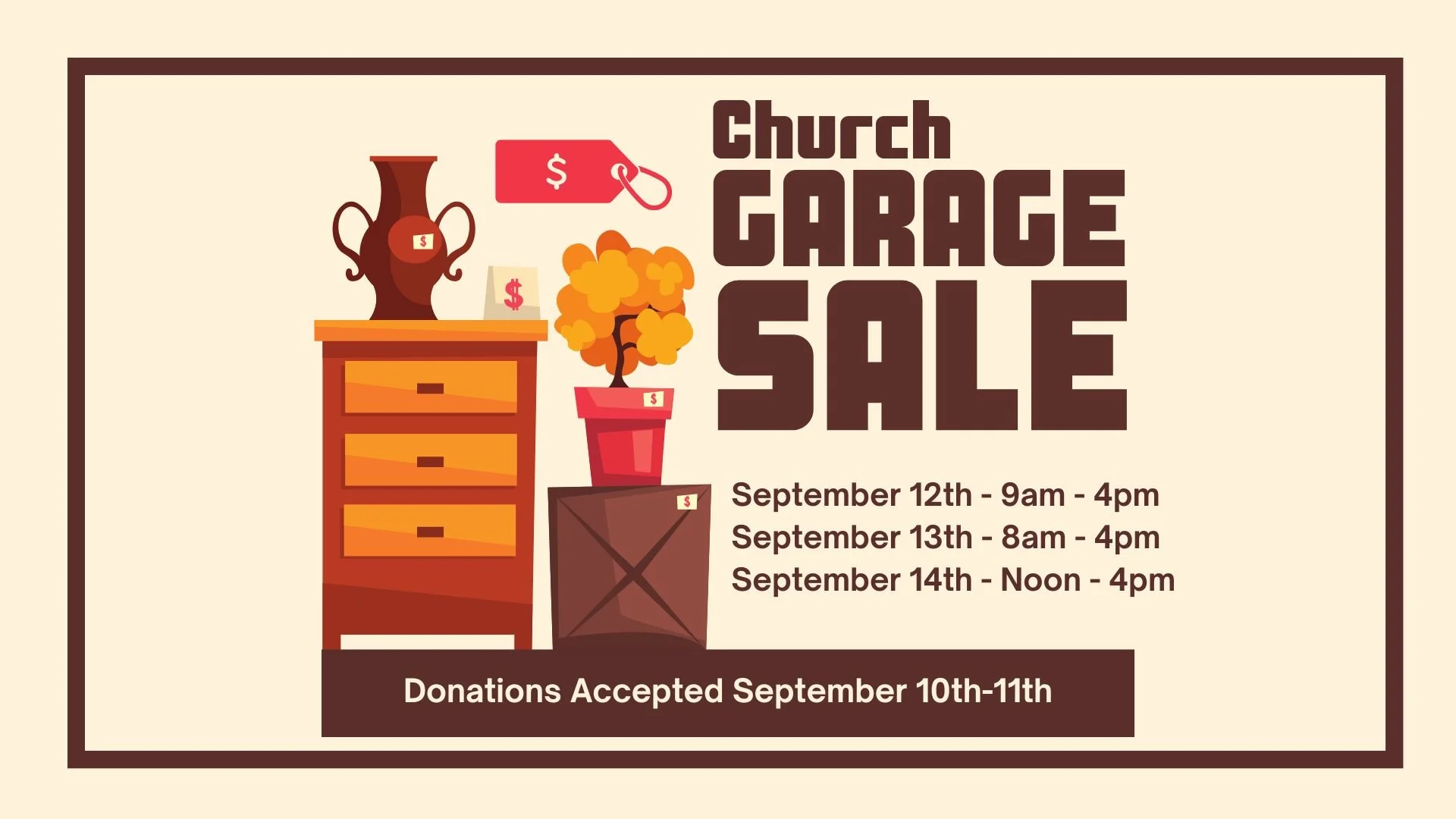 Church Annual Garage Sale — Lake Cities United Methodist Church