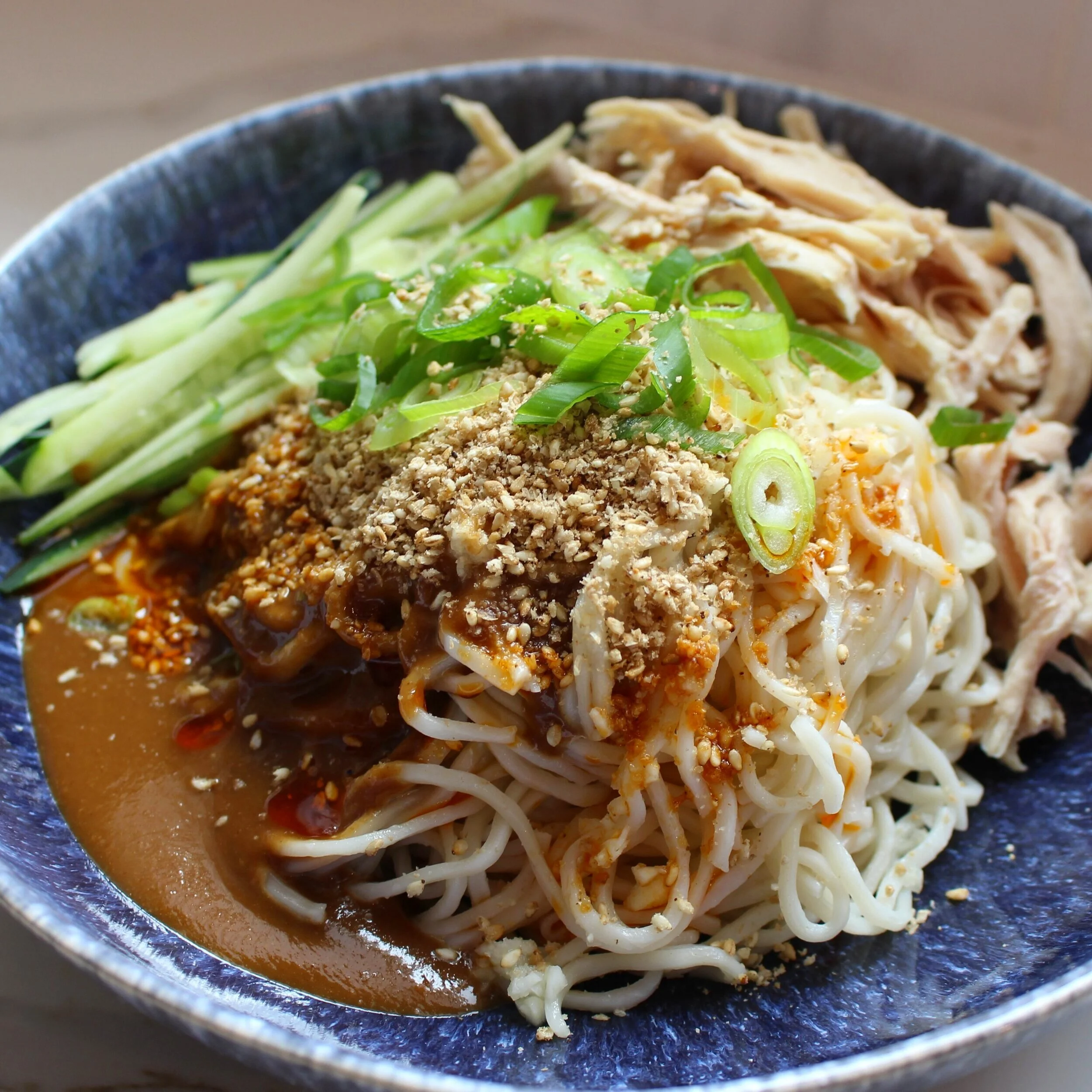 Taiwanese Sesame Cold Noodles (麻醬涼麵) — Toothsome Bites
