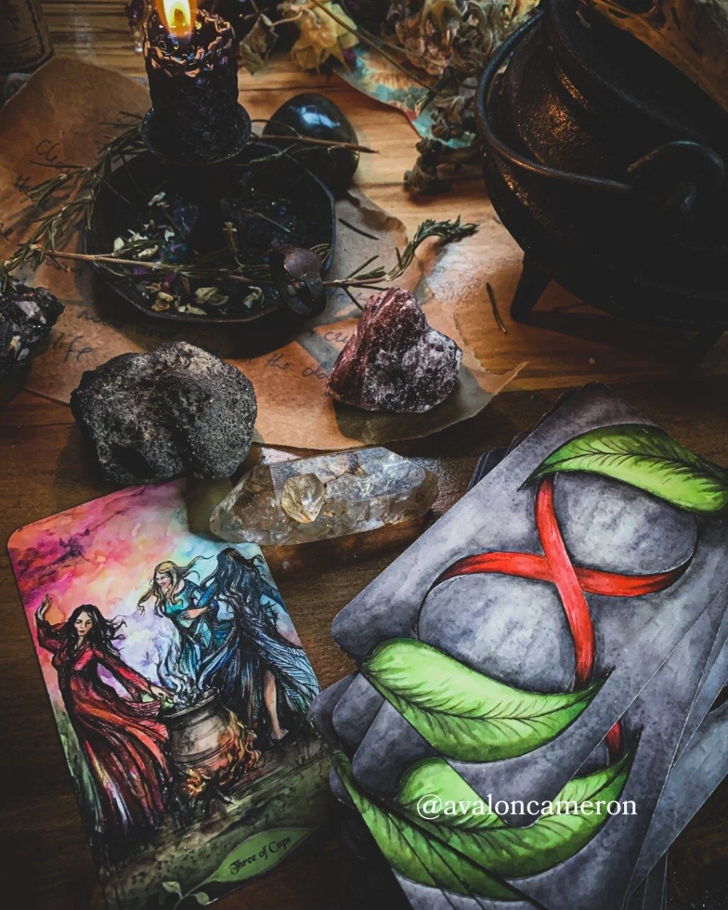 Avalon Cameron the Folk Witch, Tarot Teacher, Book Lover