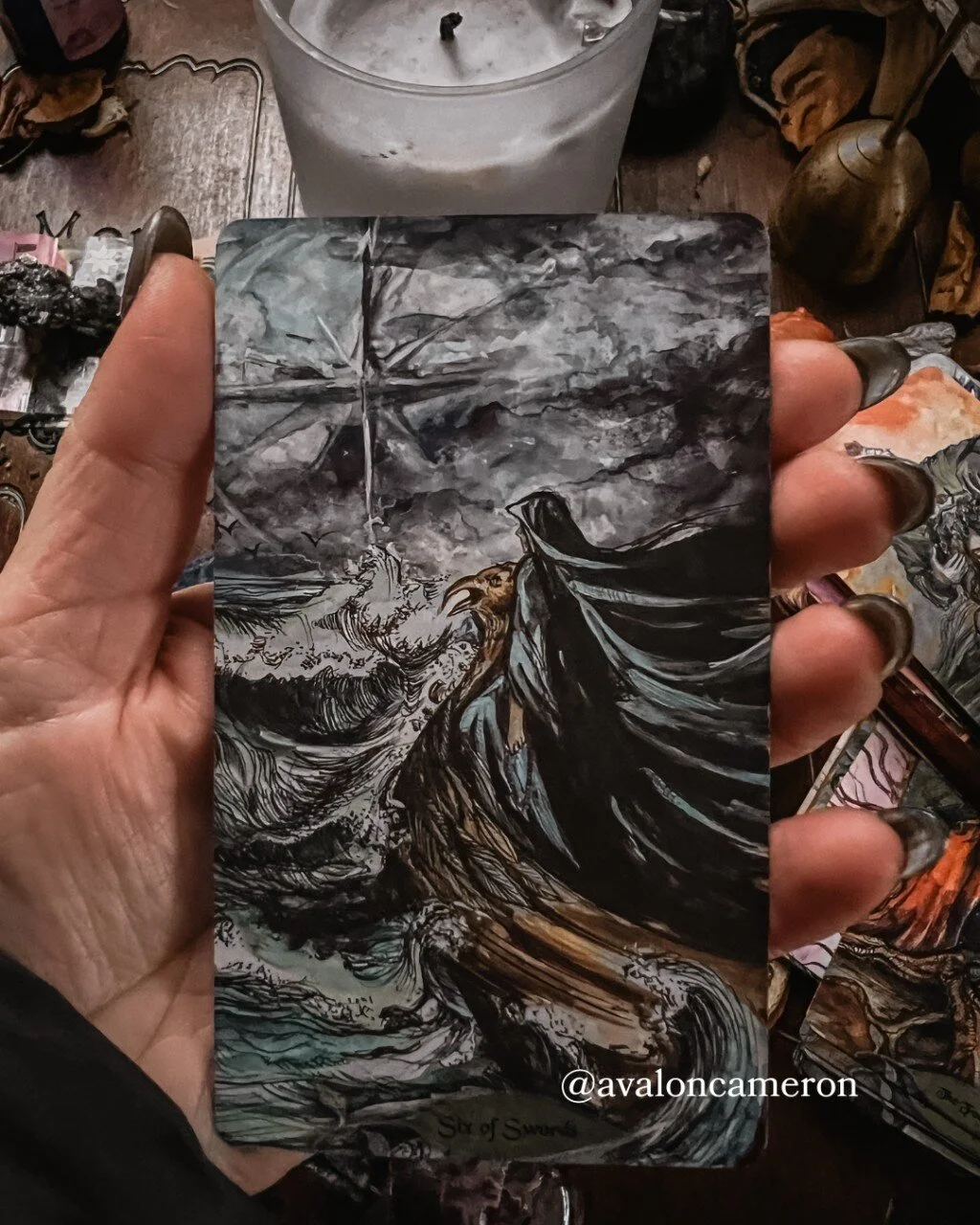 Avalon Cameron the Folk Witch, Tarot Teacher, Book Lover