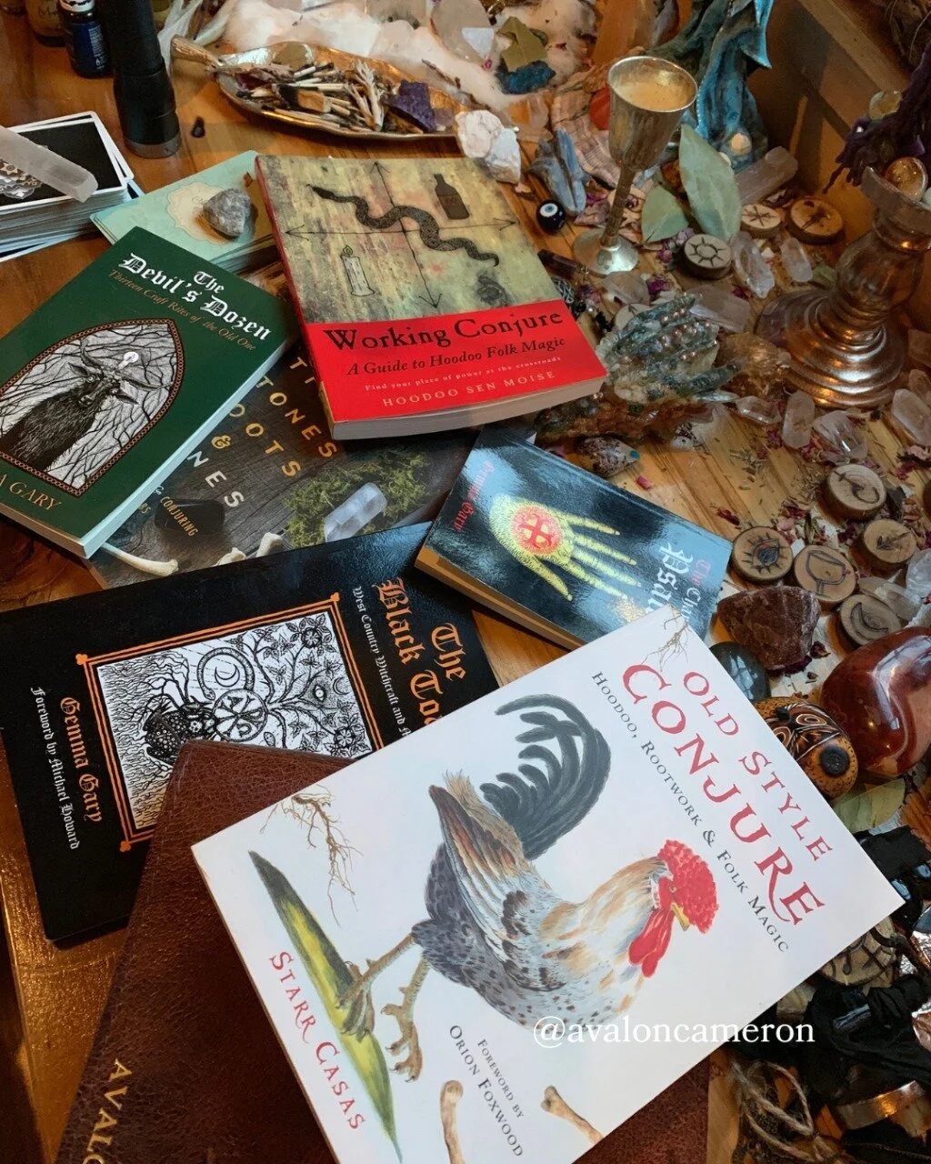 Avalon Cameron the Folk Witch, Tarot Teacher, Book Lover