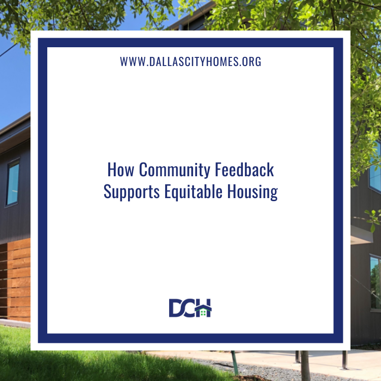 How Community Feedback Builds Equity — Dallas City Homes