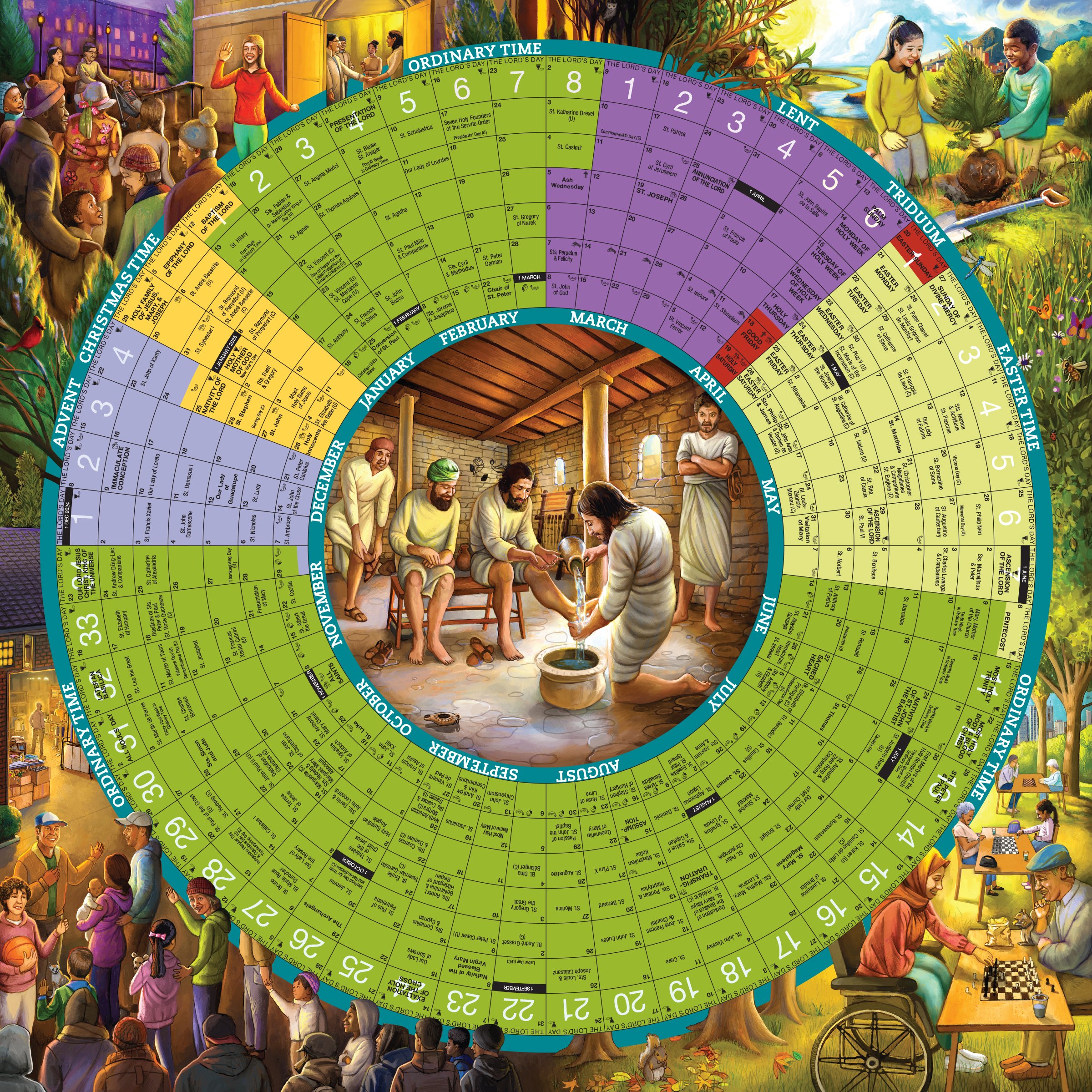 Year of Grace Liturgical Calendar — John McCoy Art
