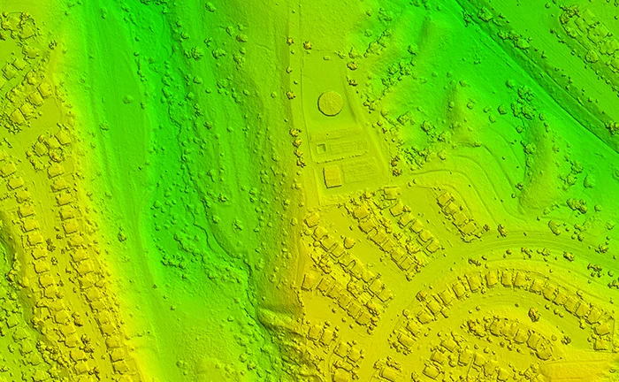 Digital terrain model vs digital surface model - naatango