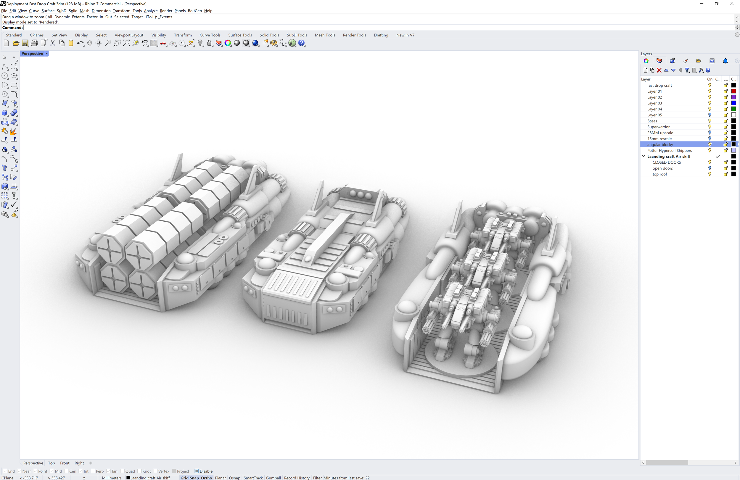 MANTA Mk4 Fast Deployment Craft — Sea Dog Game Studios