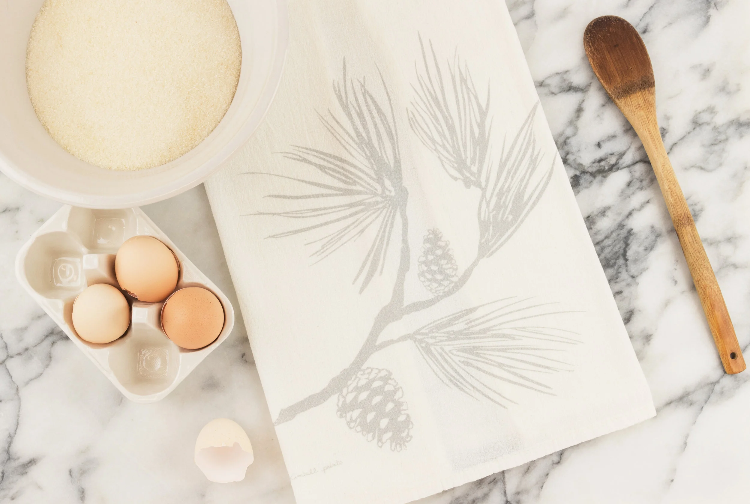 Snowflake Tea Towel — Kimball Prints