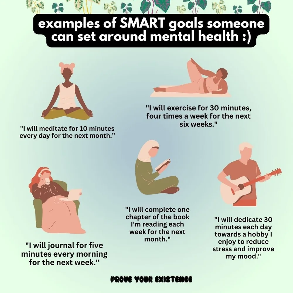 How to Set SMART Goals for Your Mental Health — Prove Your Existence