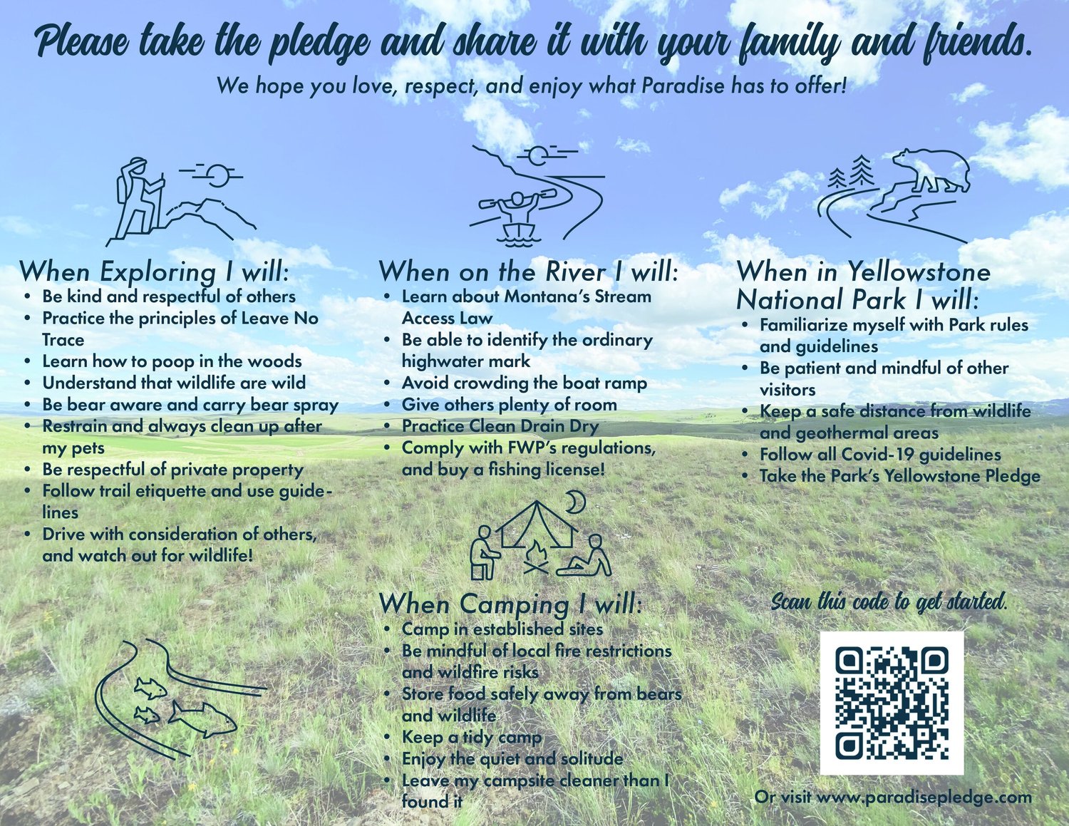 Introducing the Paradise Pledge... — Park County Environmental Council