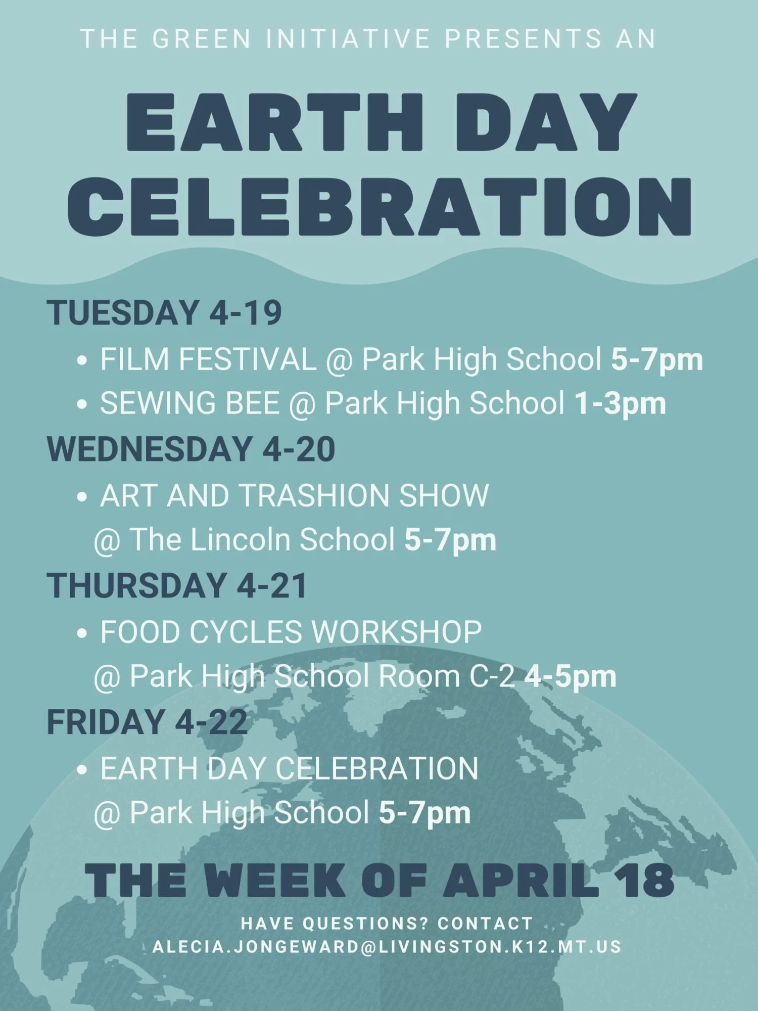 Earth Week 2022 Events — Park County Environmental Council