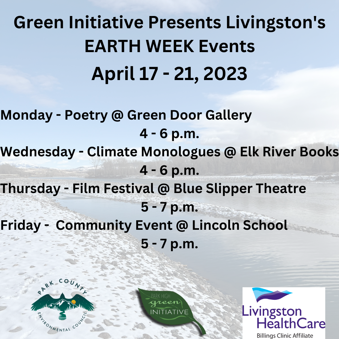 Join PCEC for these Earth Week events! — Park County Environmental Council