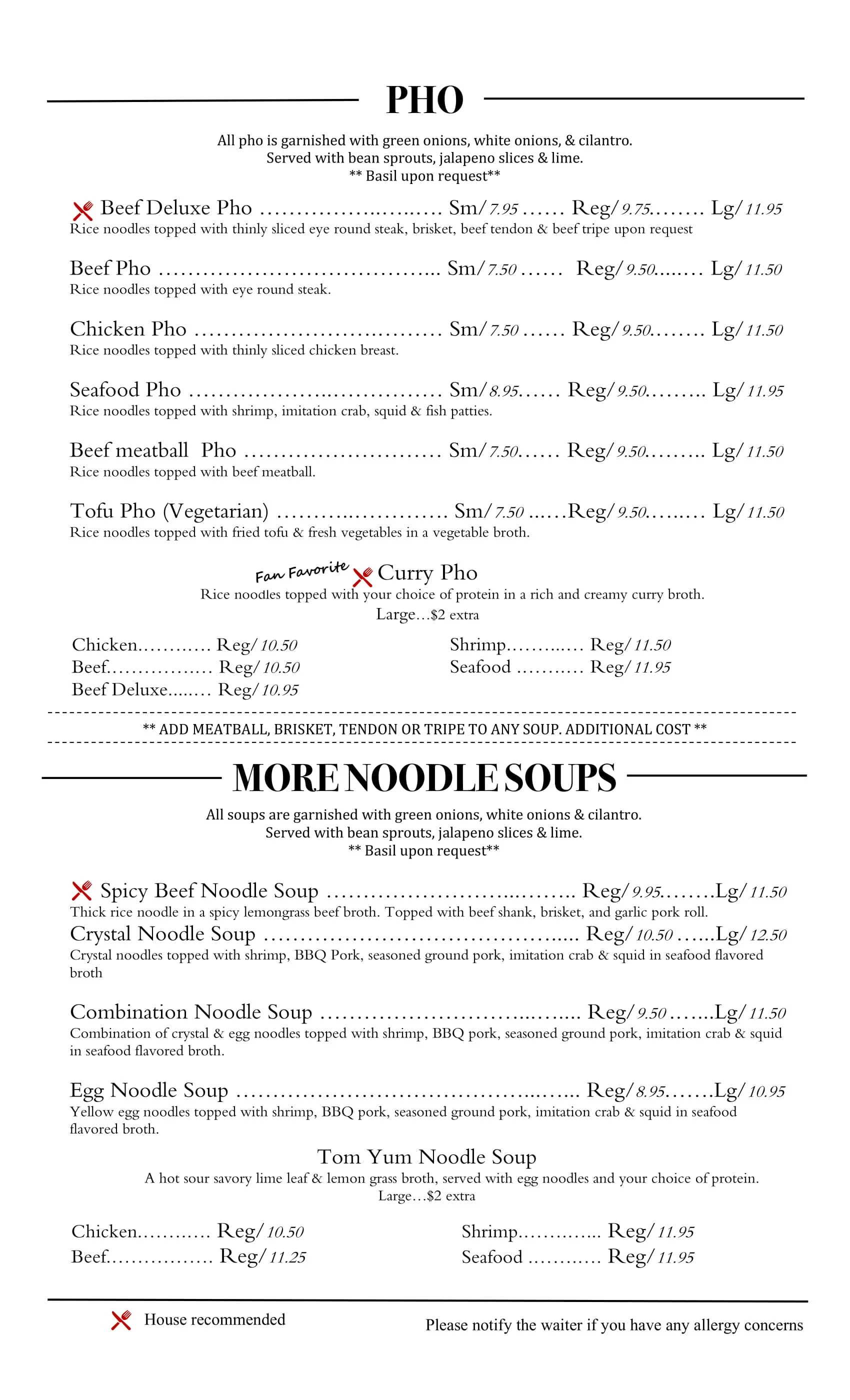 Pho V Noodle House & Sushi