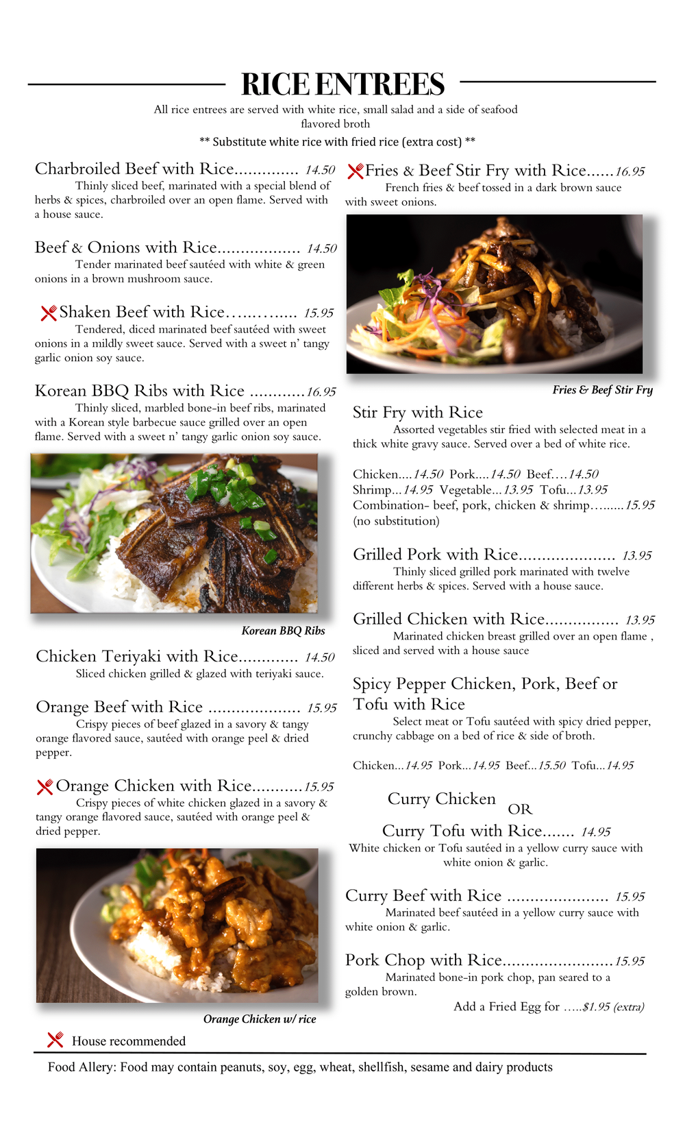 Amazing Pho V Noodle House Sushi Menu Pictures