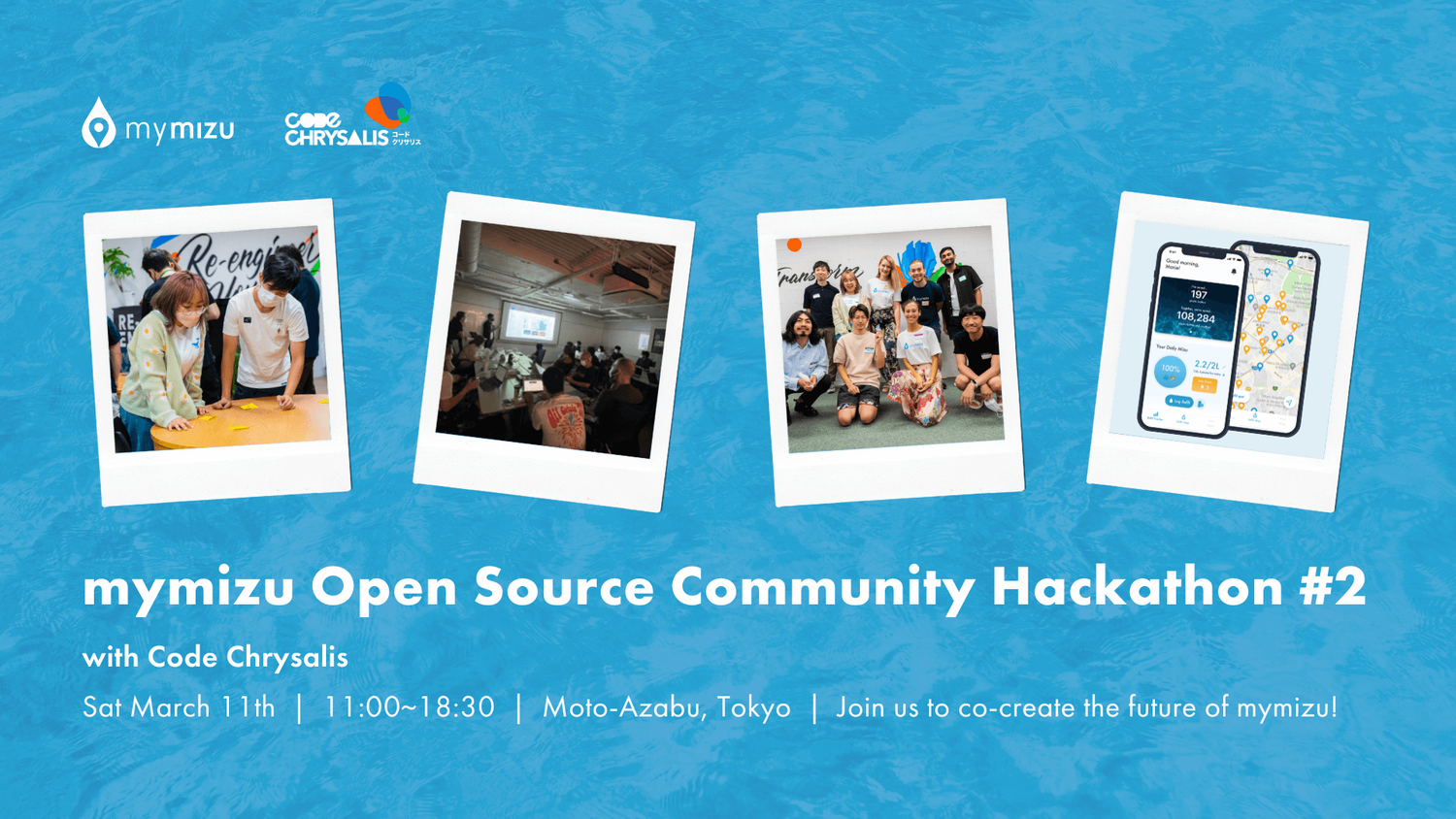 mymizu Open Source Community Hackathon #2 with Code Chrysalis — mymizu